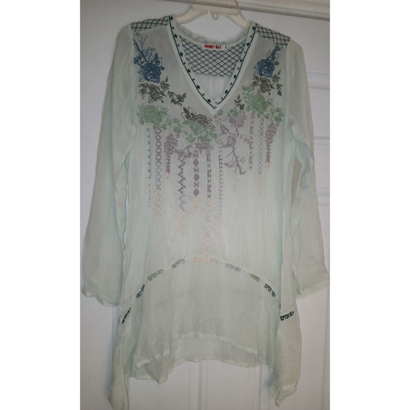 Johnny Was | Tops | New With Tags Beautiful Johnny Was Embroidered Top ...